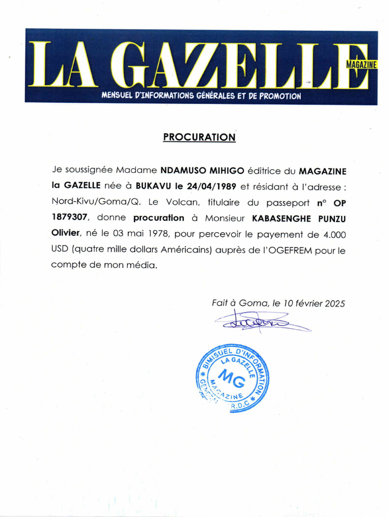 La Gazelle | PDF