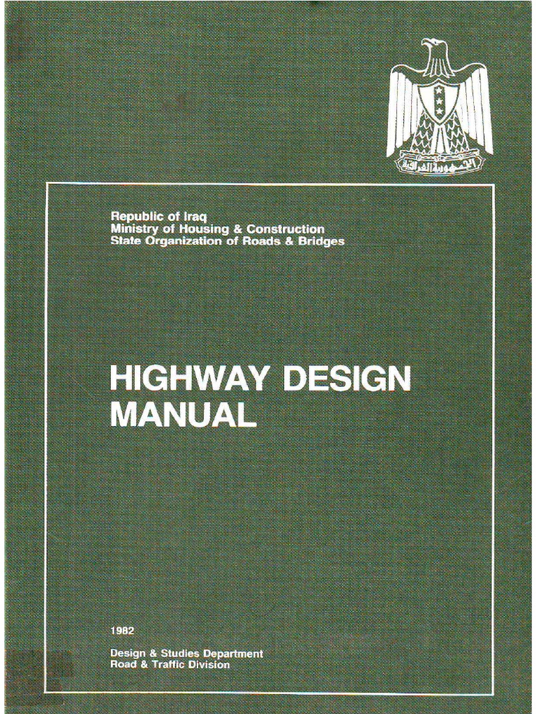 Highway Design Manual | PDF