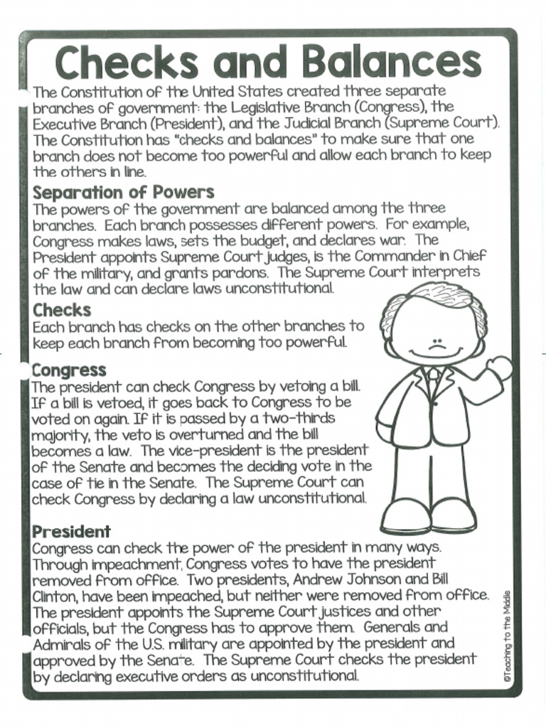Checks and Balances | PDF