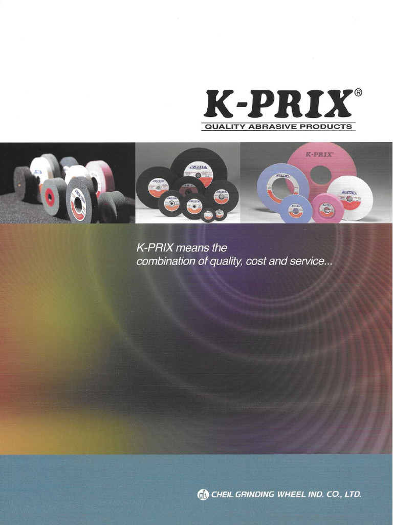 CATALOGUE - CHEIL GRINDING WHEELS-27.11.2019 - Compressed | PDF