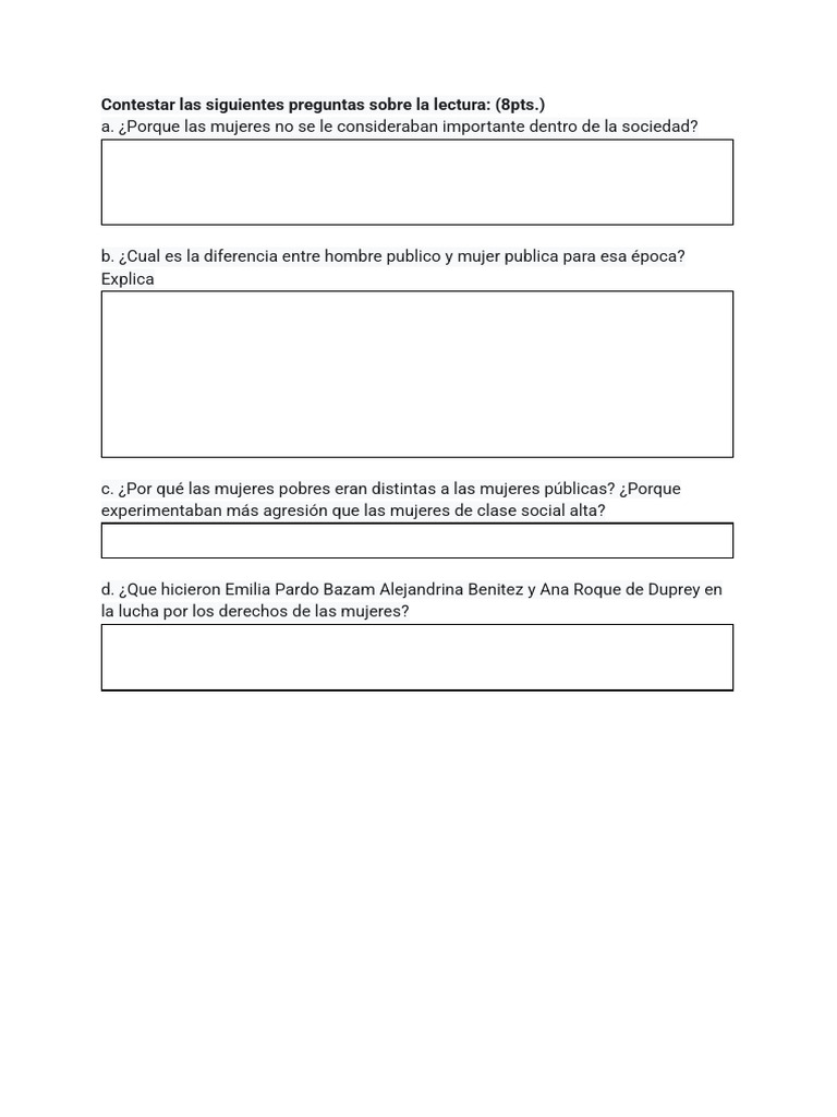 Contestar Preguntas | PDF