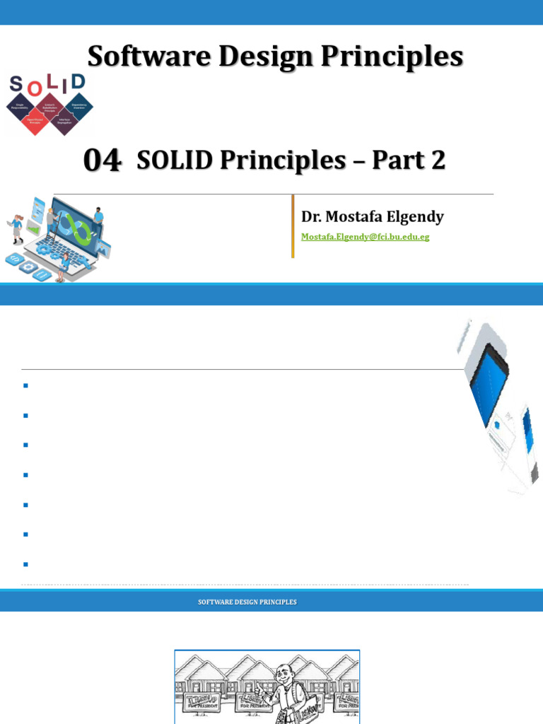 04 - SW Design - SOLID Principles - Part2 | PDF | Class (Computer Programming) | Interface ...