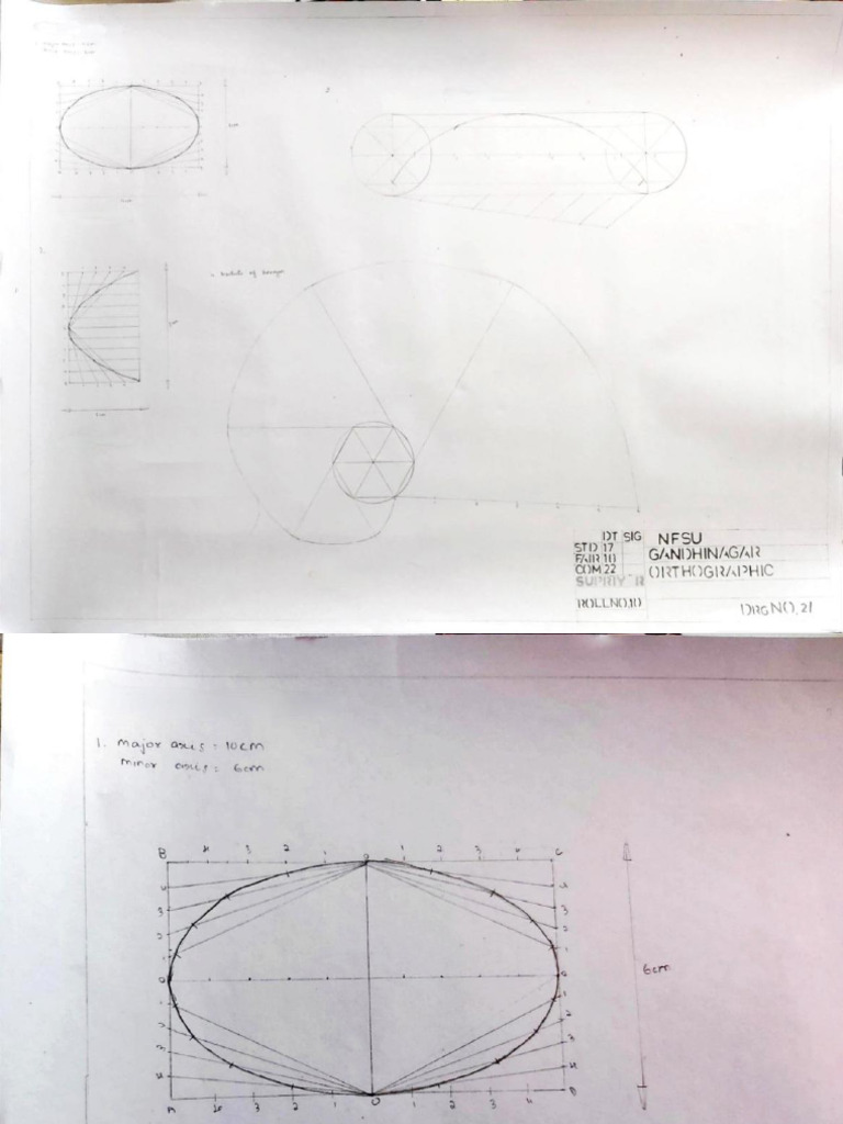 Engineering Graphics Assignment 2 NFSU | PDF