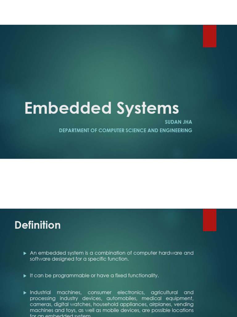 Introduction To Embedded System - KU - COMP 306 | PDF | Embedded System ...
