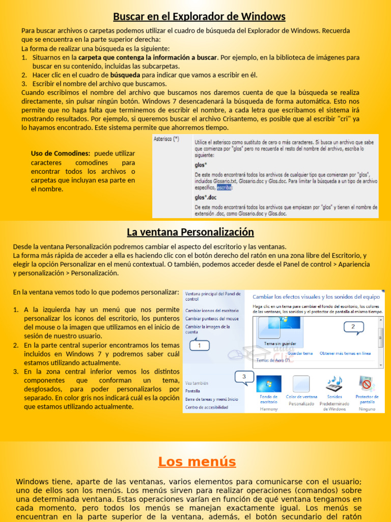 Cómo buscar y personalizar en Windows | PDF | Ventana (informática ...