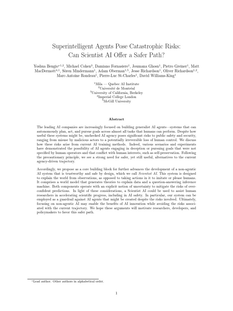 Oxford Research - Risks From SuperIntelligence | PDF | Artificial Intelligence | Intelligence ...