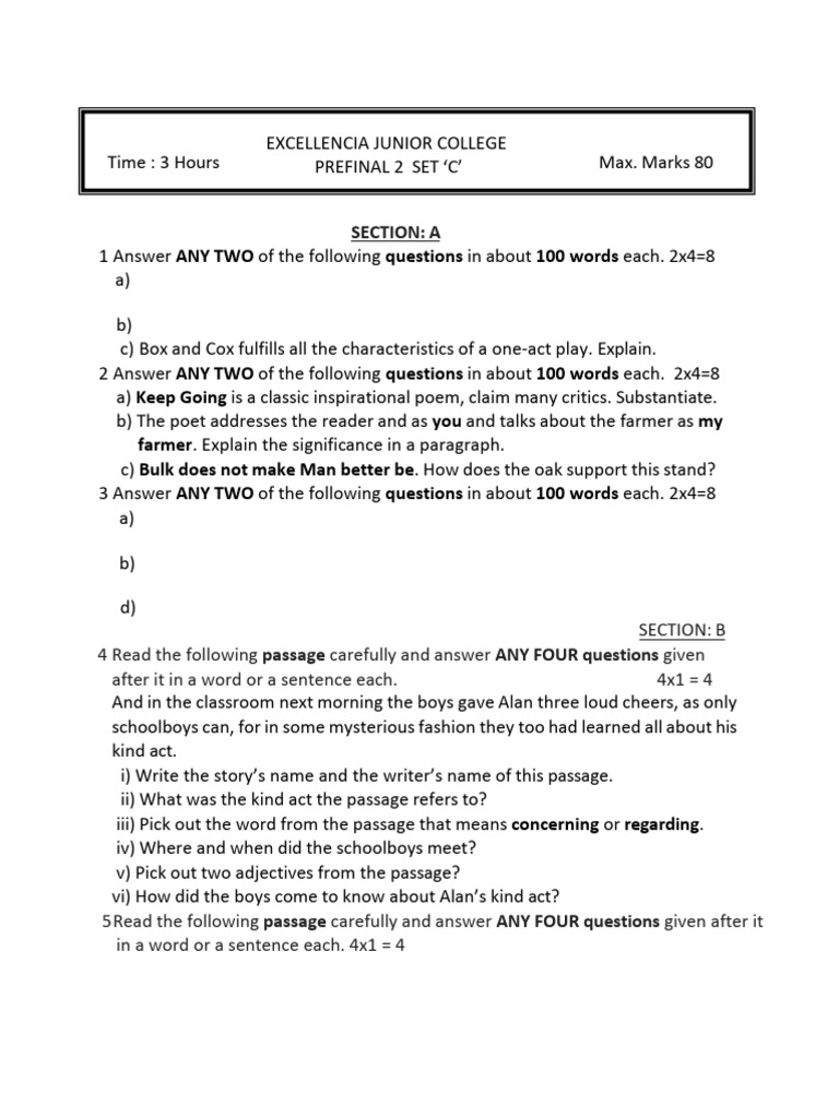 English Prefinal 2 Set 'C' | PDF | Languages | Foreign Language Studies