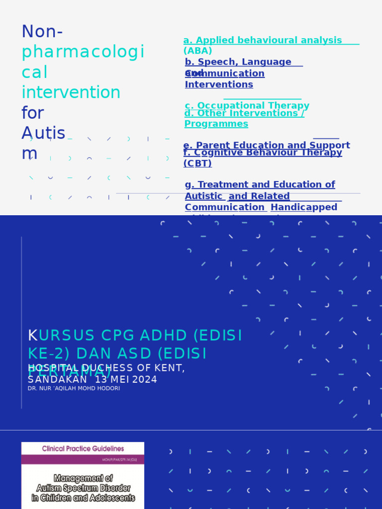 Non-Pharmacological ASD Interventions | PDF | Autism | Behavior ...