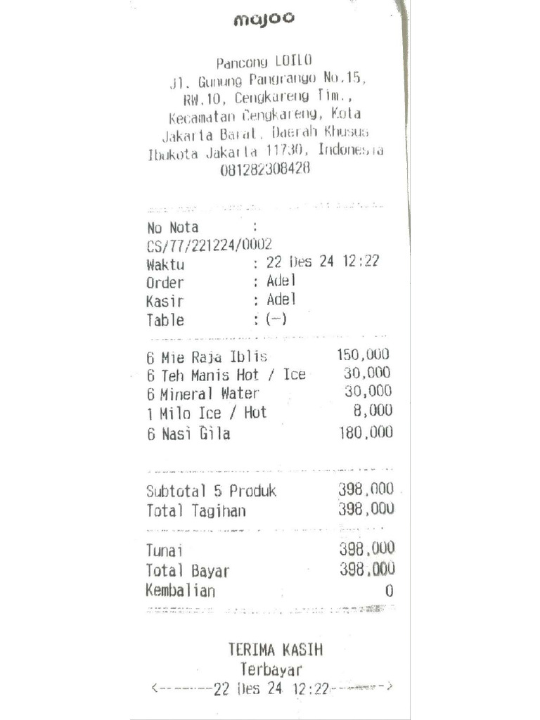 Pancong Loilo Erlita | PDF