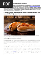 Receitas de Hotdog Gourmet | PDF