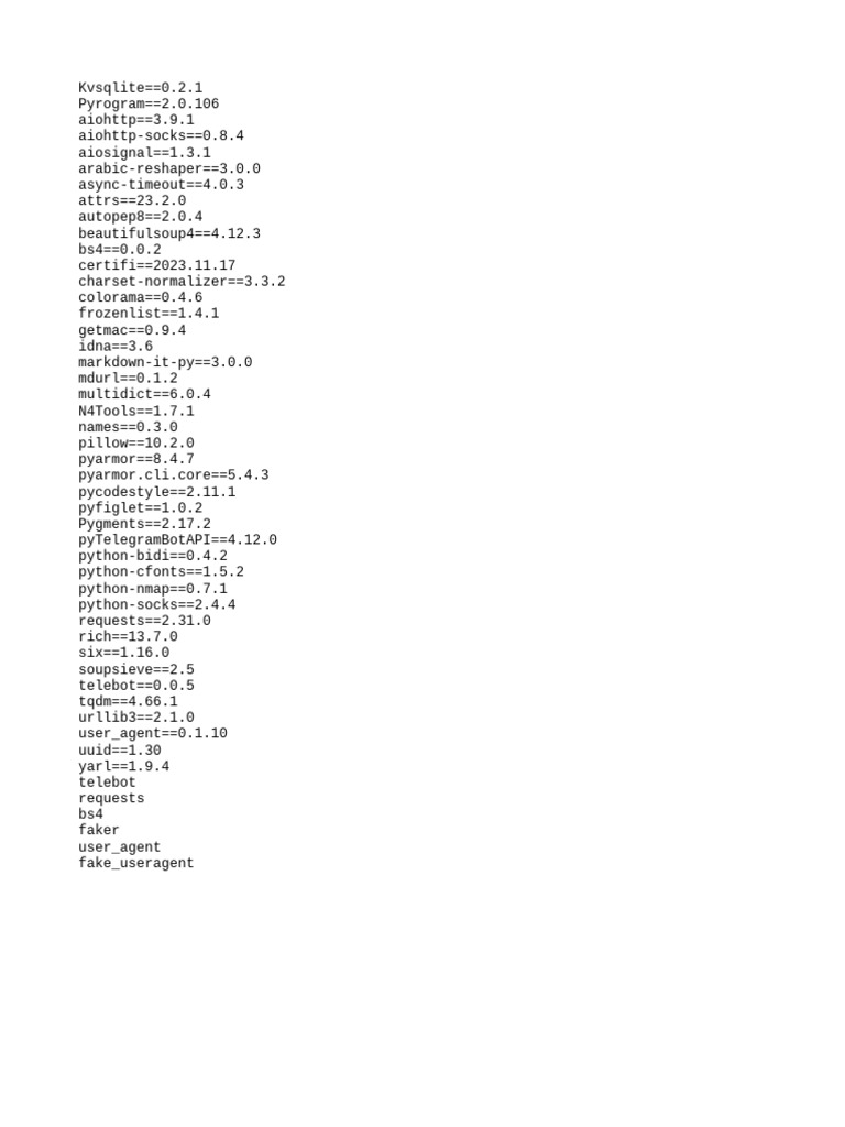 Python Package List for Developers | PDF