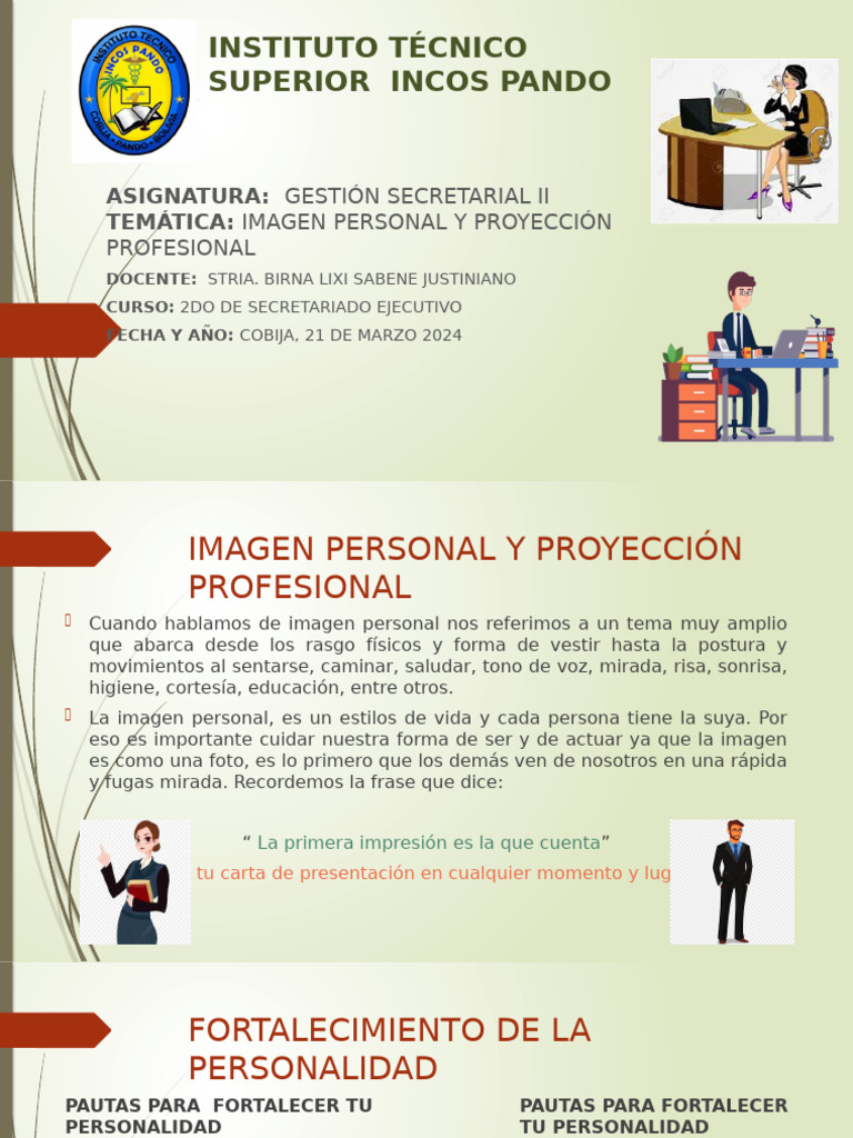 Presentación DIAPOSITIVA 2DO | PDF | Salud mental | Sicología