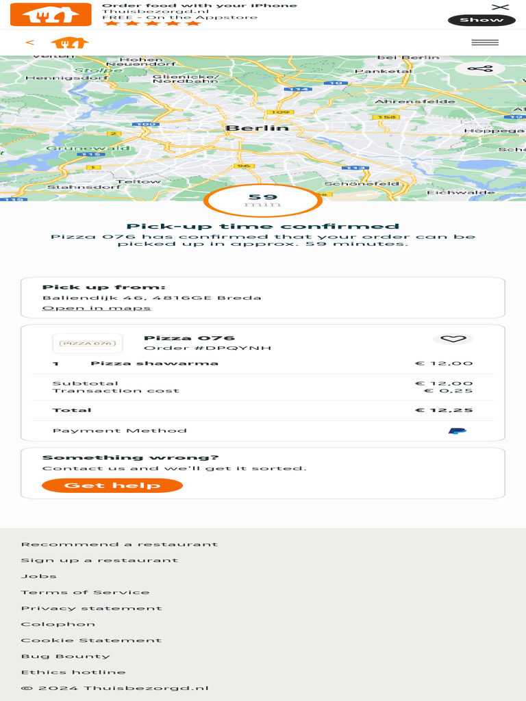 Thuisbezorgd.nl Order Takeaway Online - Food Delivery | PDF