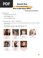 Guess Who Game Question Guide | PDF