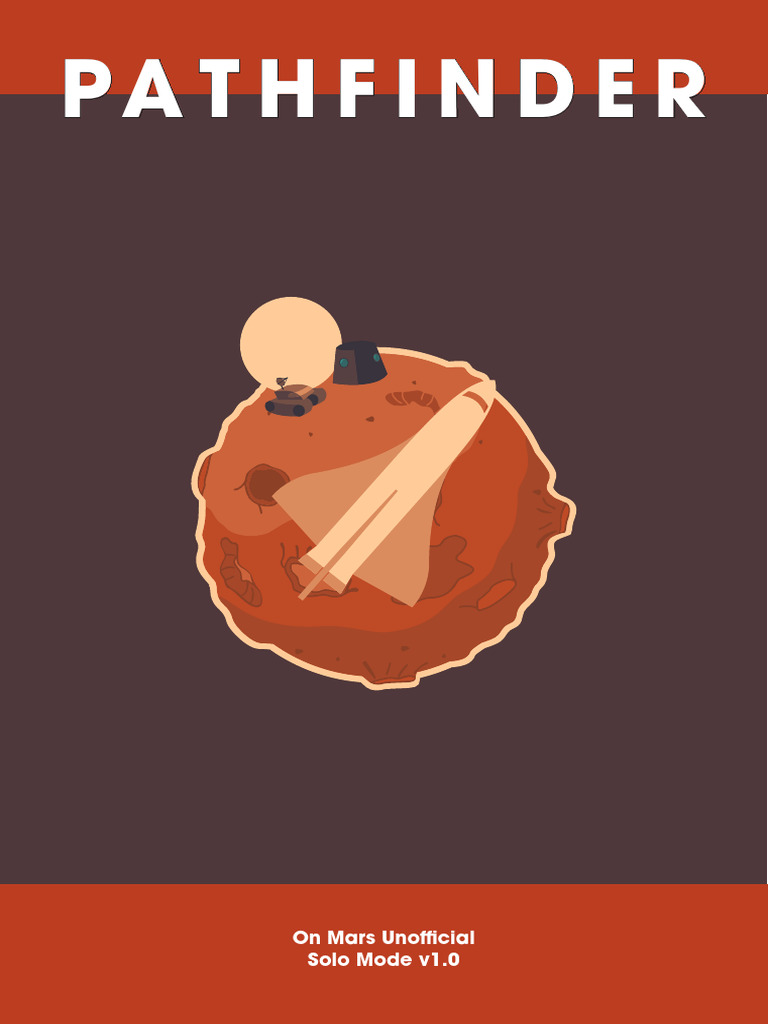 OnMars Pathfinder SoloMode v1 0 | PDF | Space Exploration | Spacecraft