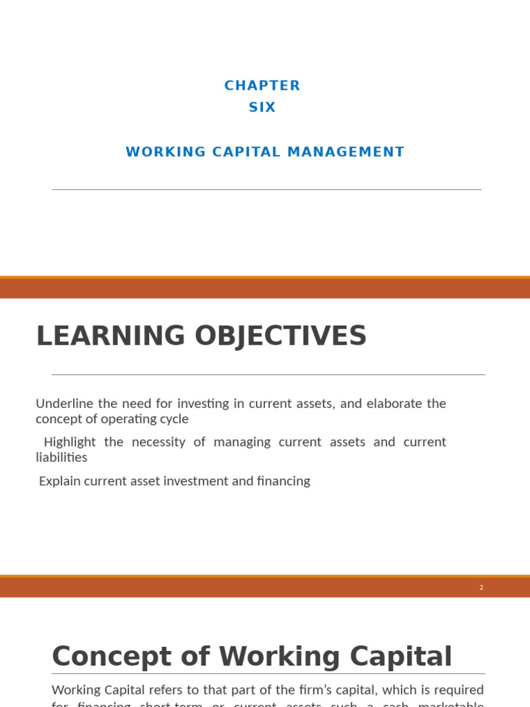 Understanding Working Capital Management | PDF | Working Capital | Capital (Economics)