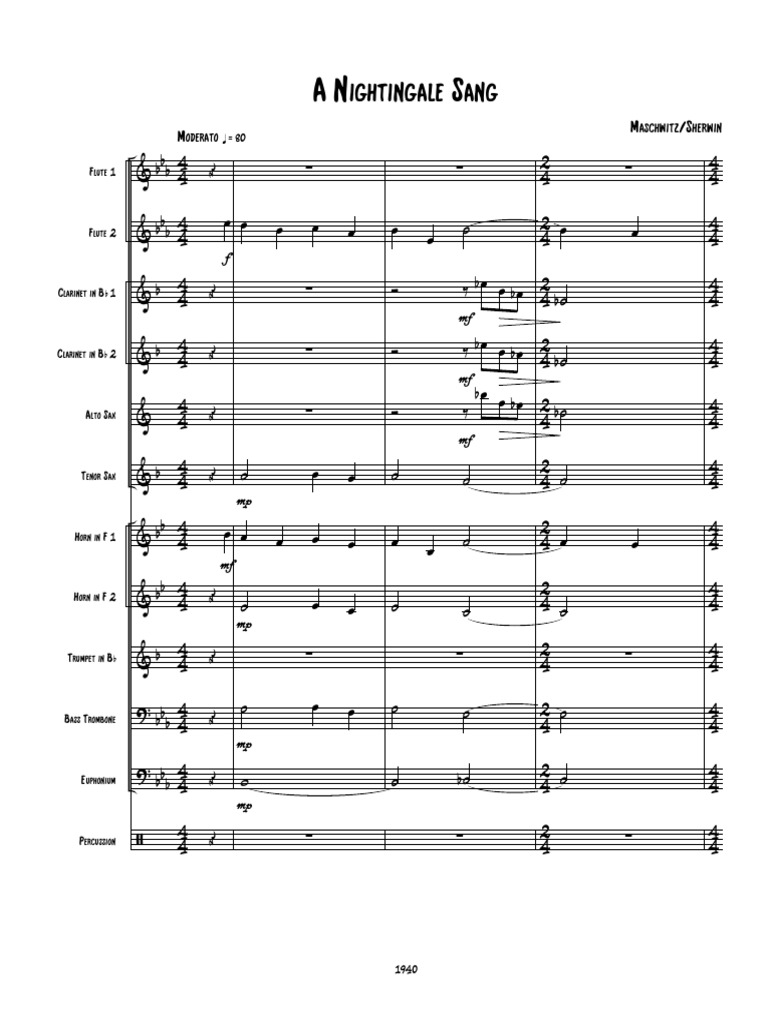 Nightingale BND Score | PDF