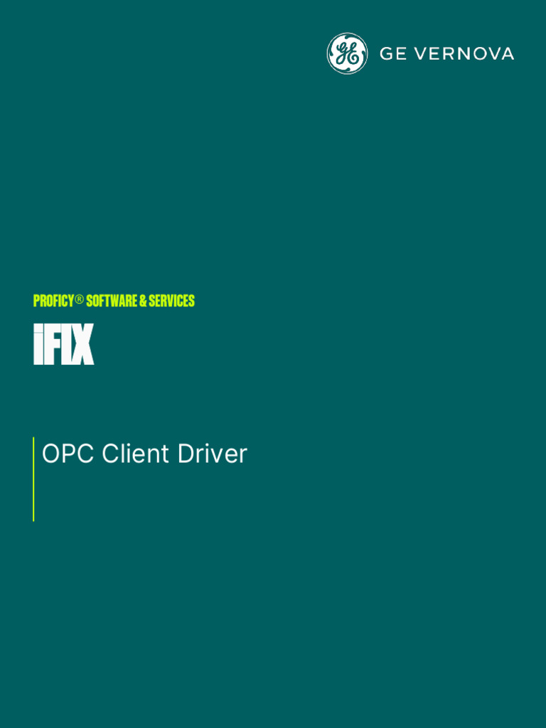 OPC Client Driver | PDF | Component Object Model | Server (Computing)