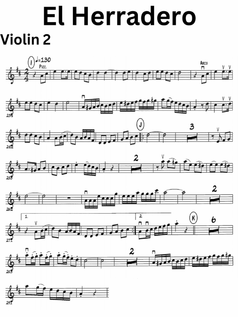 EH - Violin 2 | PDF