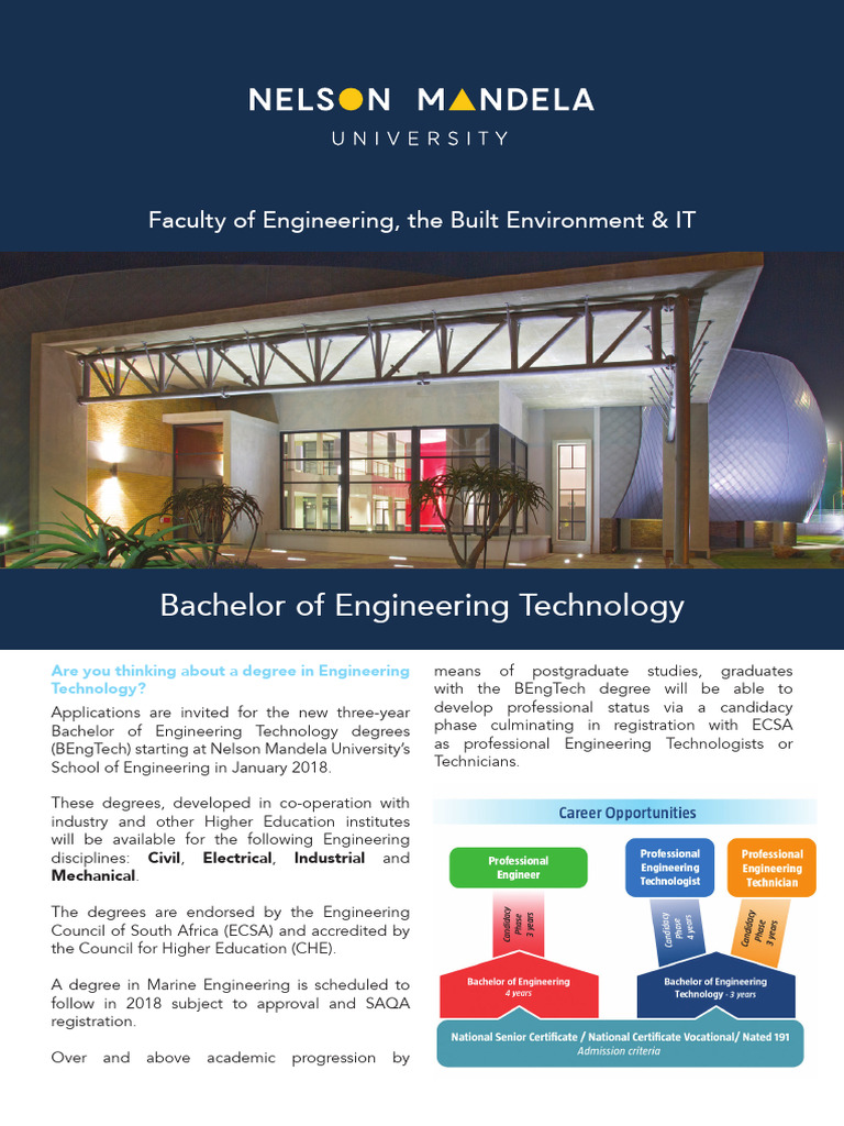 Bachelor of Engineering Technology | PDF | Academic Degree | Bachelor's ...