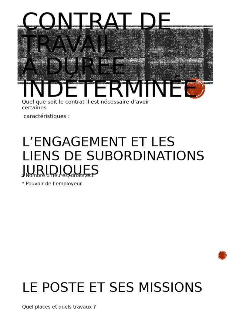 Contrat CDI | PDF
