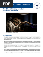 AACN. Nursing Shortage Fact Sheet | PDF | Nursing | Hospital