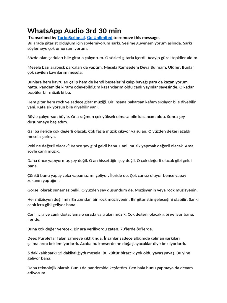 WhatsApp Audio 3rd 30 Min | PDF