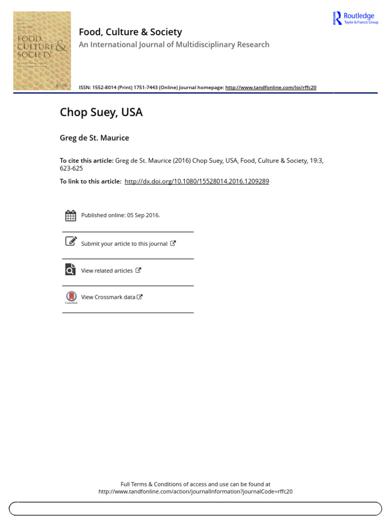 Chop_Suey_USA_by_Yong_Chen | PDF | Chinese Cuisine
