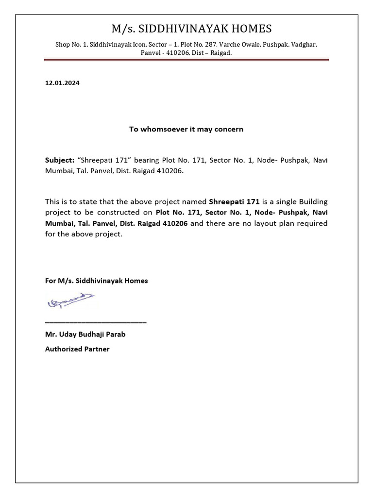 1 Copy of Layout Approval (In Case of Layout) | PDF