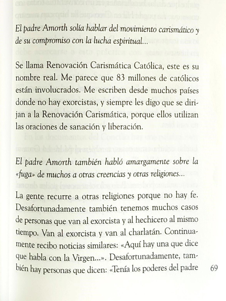 Oraciones de Liberación del Padre Amorth | PDF | Oración | Sacerdote