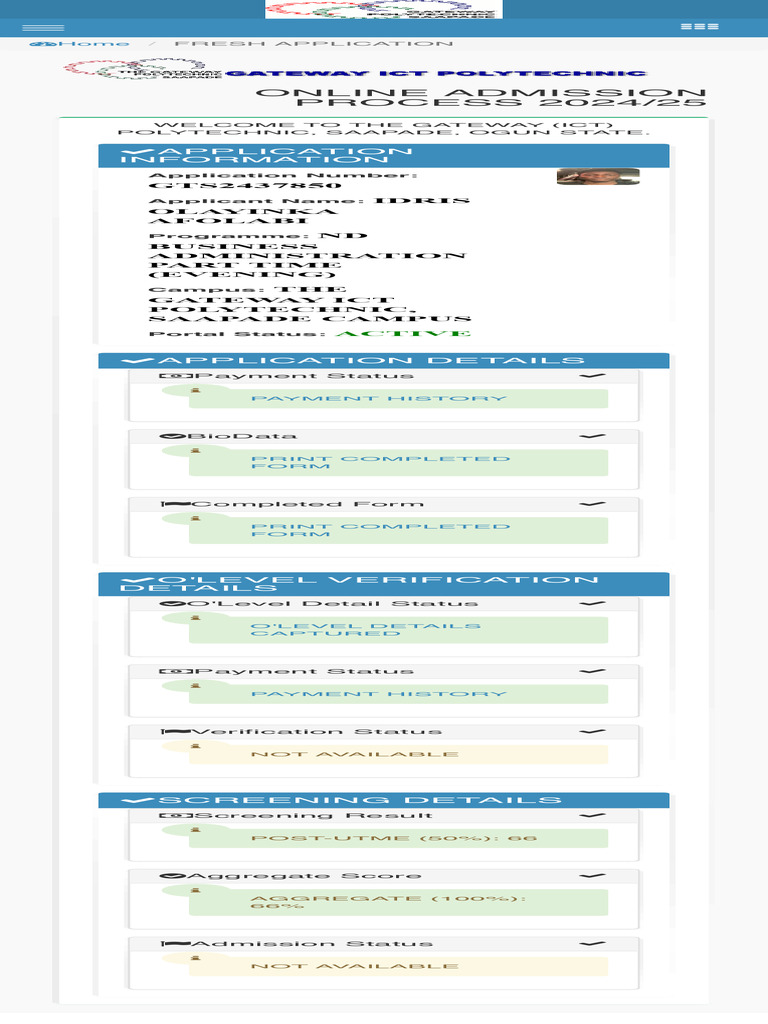 The Gateway Ict Polytechnic, Saapade | PDF