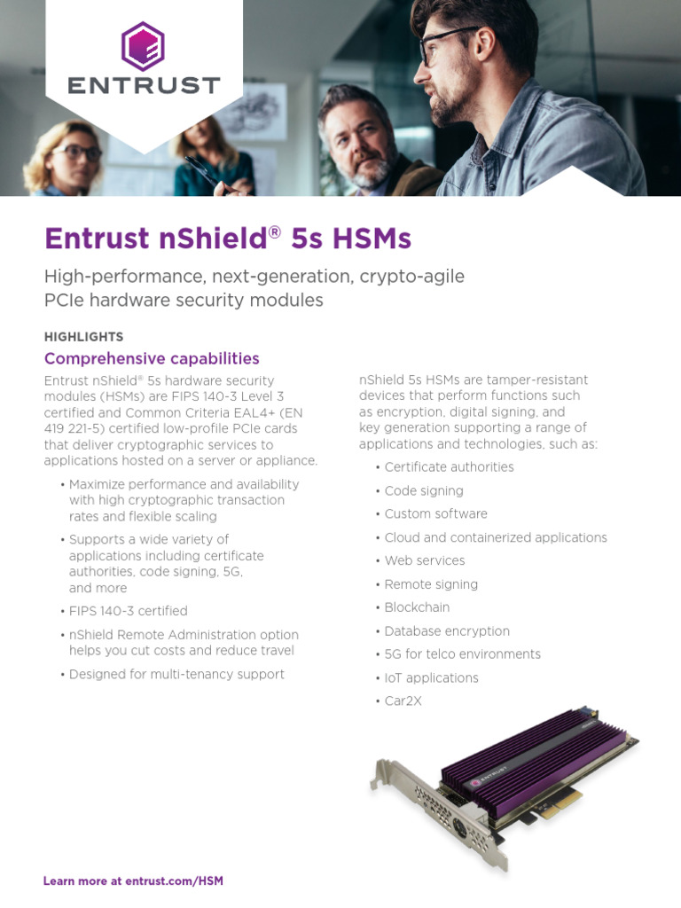 Dps Entrust Nshield 5s Ds | PDF | Cyberwarfare | Security