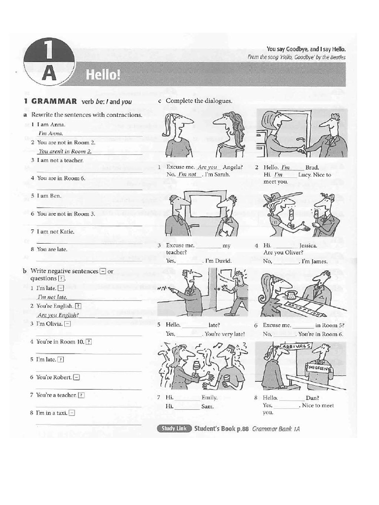 1st ADULTS REVISION - UNITS 1-2 | PDF