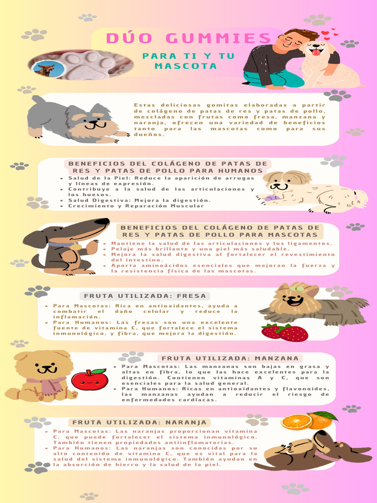 Infografía Curiosidades Sobre Los Perros Natural Beige | PDF