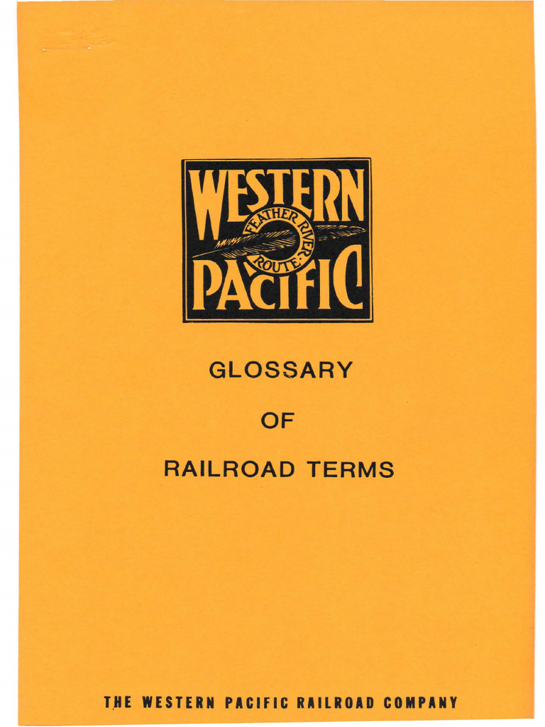 Glossary of Railroad Terms | PDF | Rail Freight Transport | Bearing ...