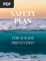 Samaritans Editable Safety Plan | PDF | Behavioural Sciences | Mental ...