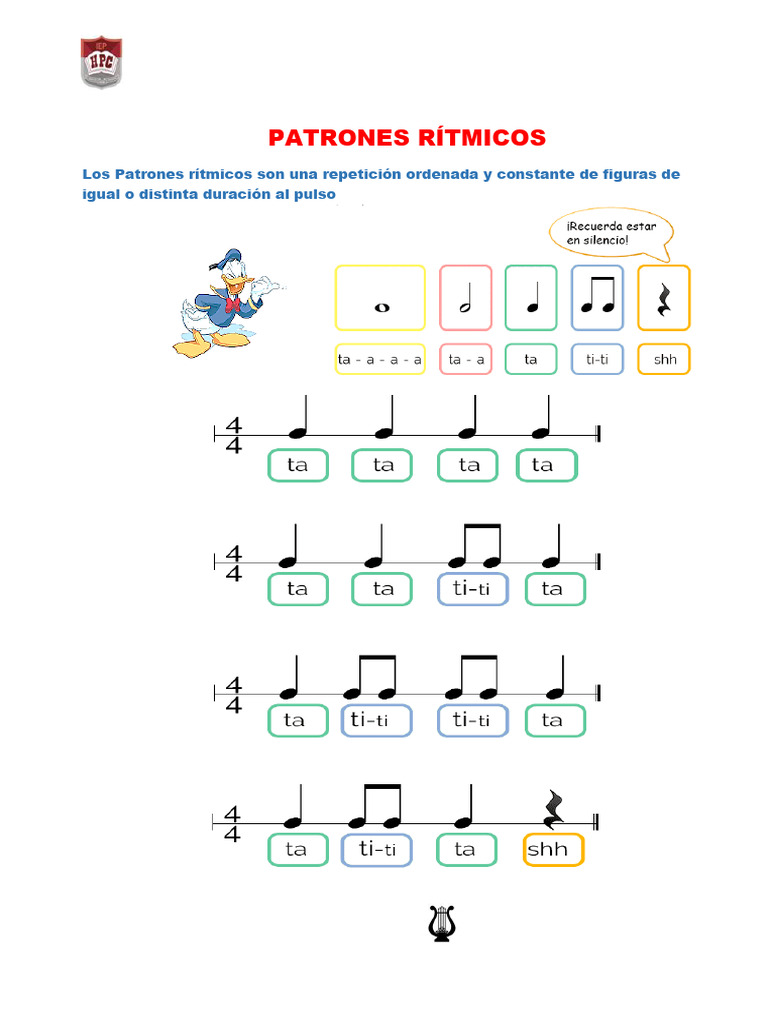 Patrones Rítmicos en Música | PDF