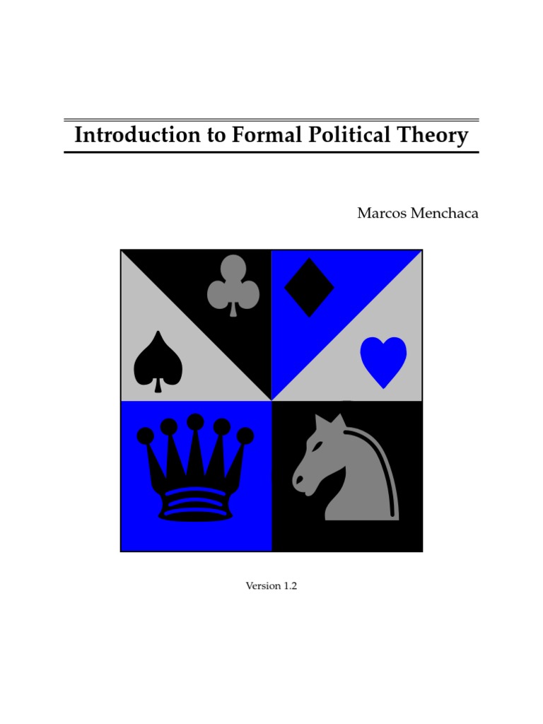 Intro To Formal Political Theory | PDF | Utility | Game Theory