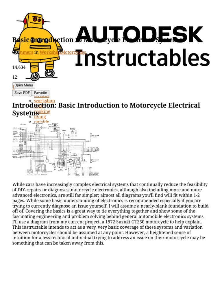 Basic Introduction To Motorcycle Electrical Systems - 6 Steps ...