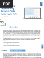 UNOPS eSourcing Vendor Guide 1.7 | PDF | Procurement | Request For Proposal