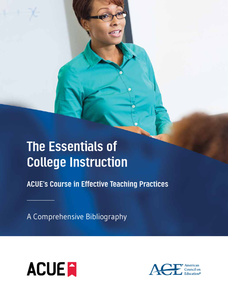 Essential Teaching Practices for College Educators | PDF | Learning ...