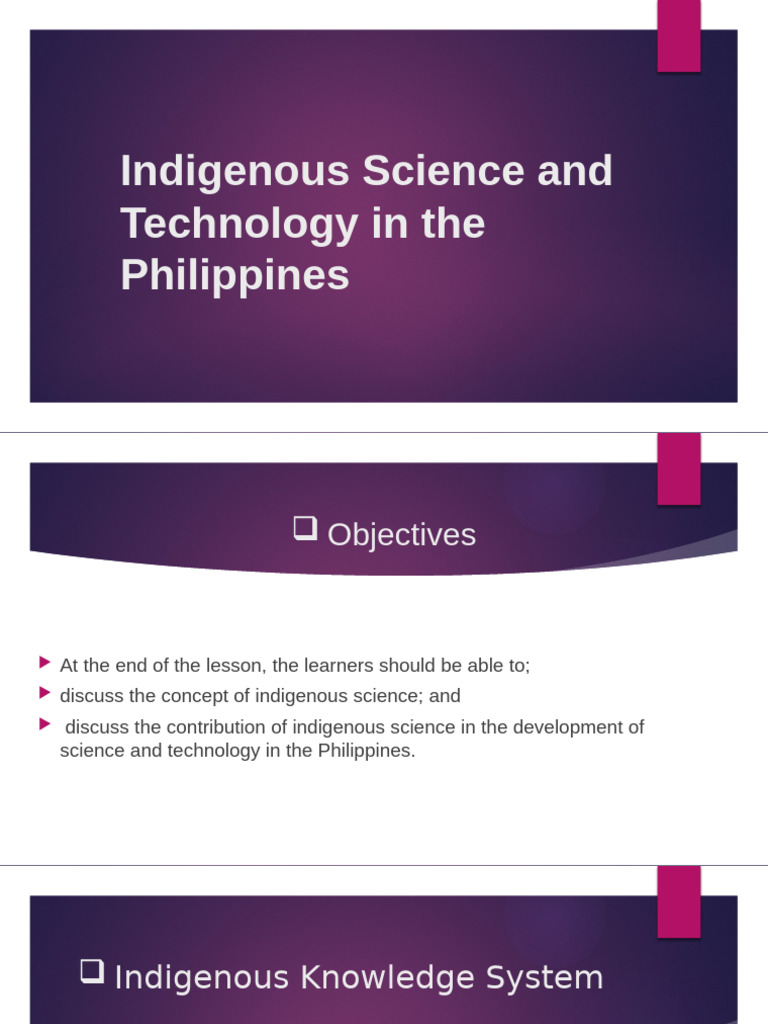 Indigenous Science in Philippine Culture | PDF | Science | Knowledge