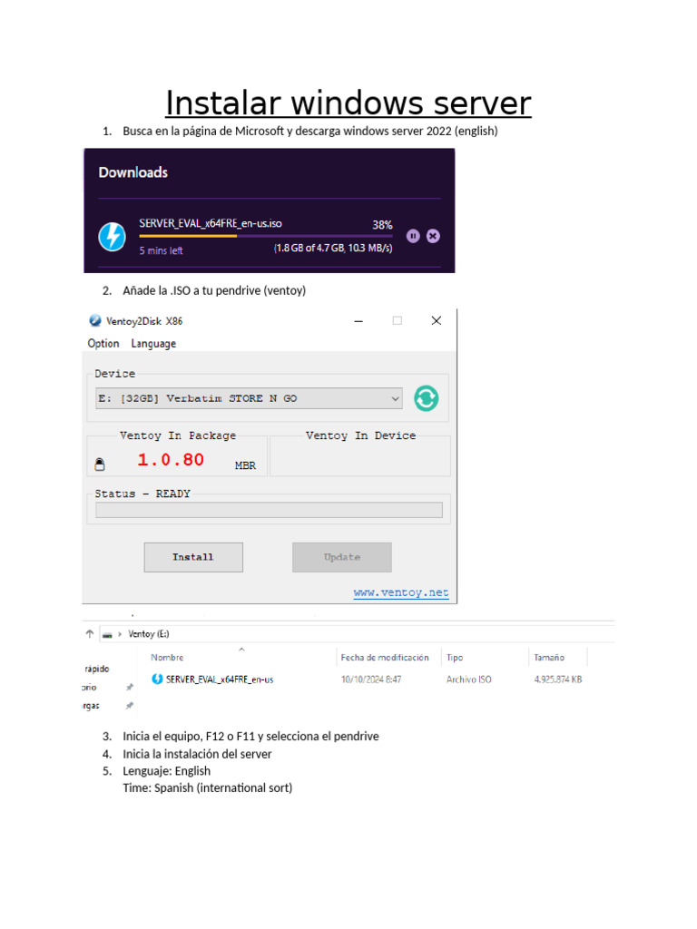 Descargar Windows Server | PDF