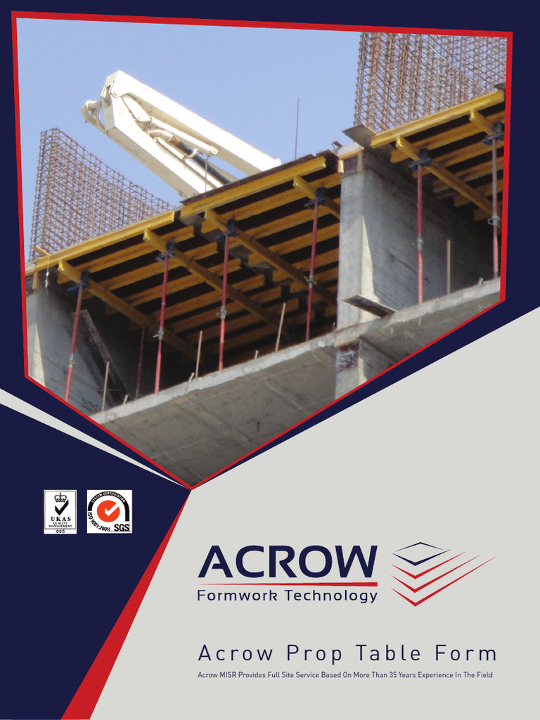 Acrow Prop Table Form (Press) | PDF | Structural Engineering | Civil Engineering