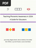 Phonemic Inventory & Stimulability Chart | PDF