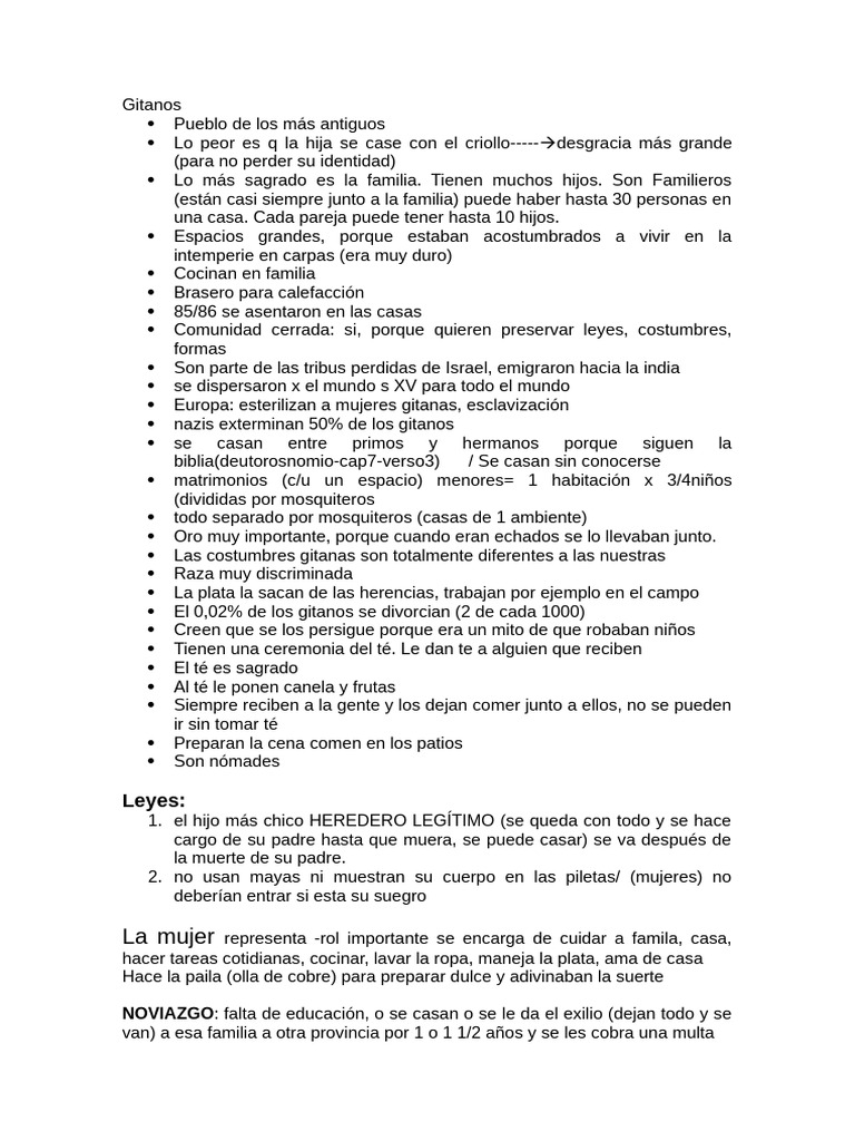 Gitanos | PDF | Pueblo romaní