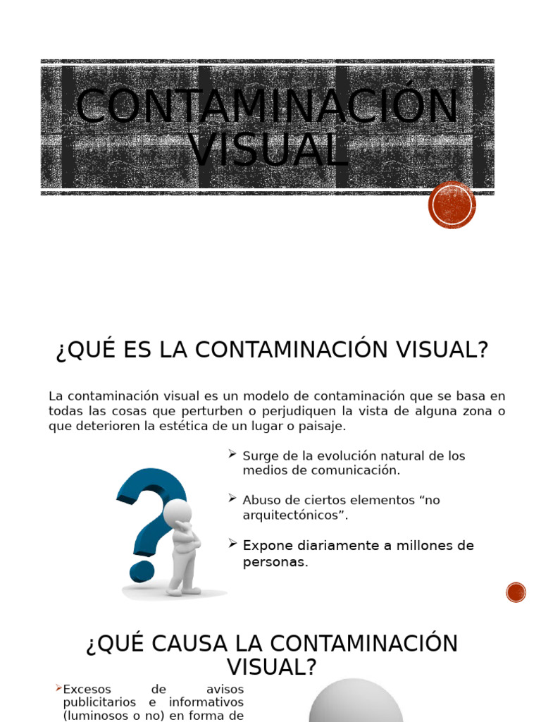 Contaminacion Visual | PDF | Contaminación | Publicidad