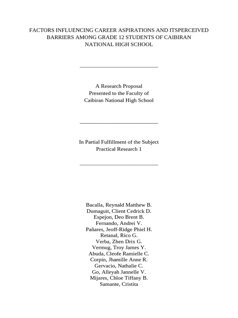 Practical Research - Group 2 | PDF | Adolescence | Education Policy