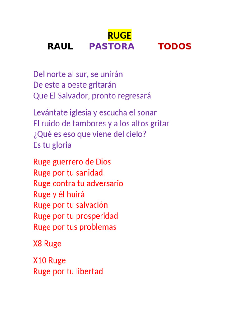 Ruge | PDF