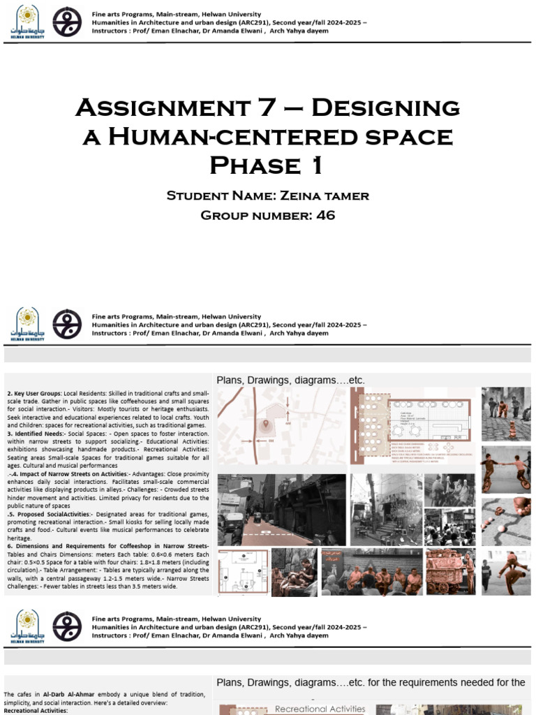 Human-Centered Space Design Proposal | PDF | Coffeehouse